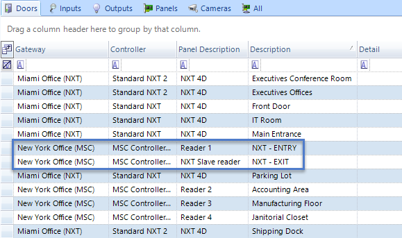 NXT Exit Reader Setup